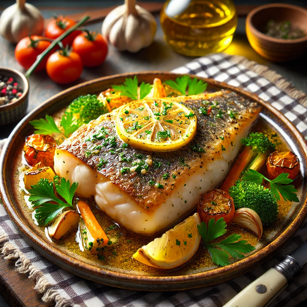 Baked Lemon Garlic Butter Fish - Home with Jana